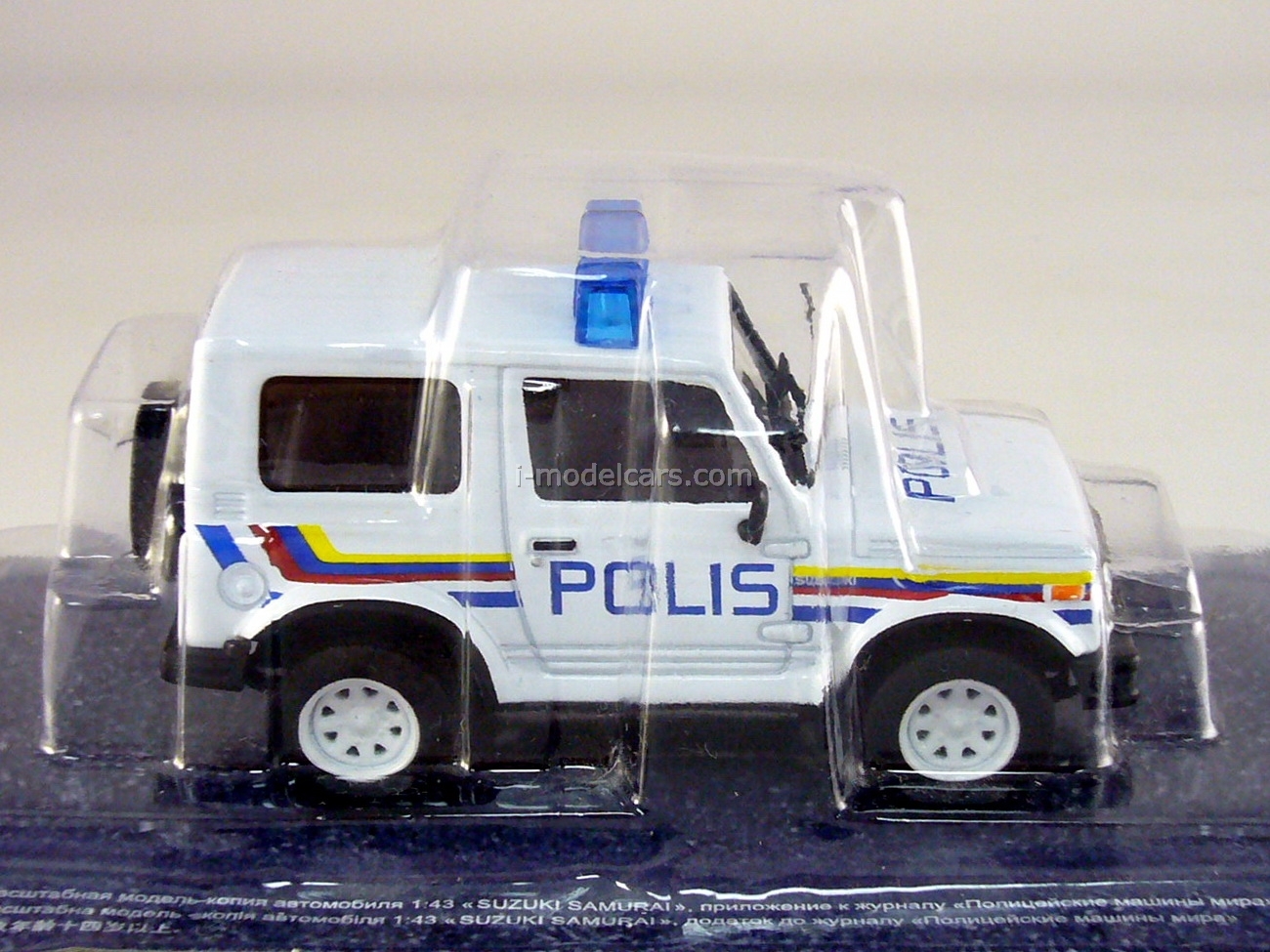 MODEL CARS Suzuki Samurai Police Malaysia 1:43 DeAgostini World's ...
